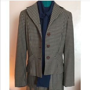 Vintage | Dresses | Vintage Gingham Dress And Jacket Suit | Poshmark